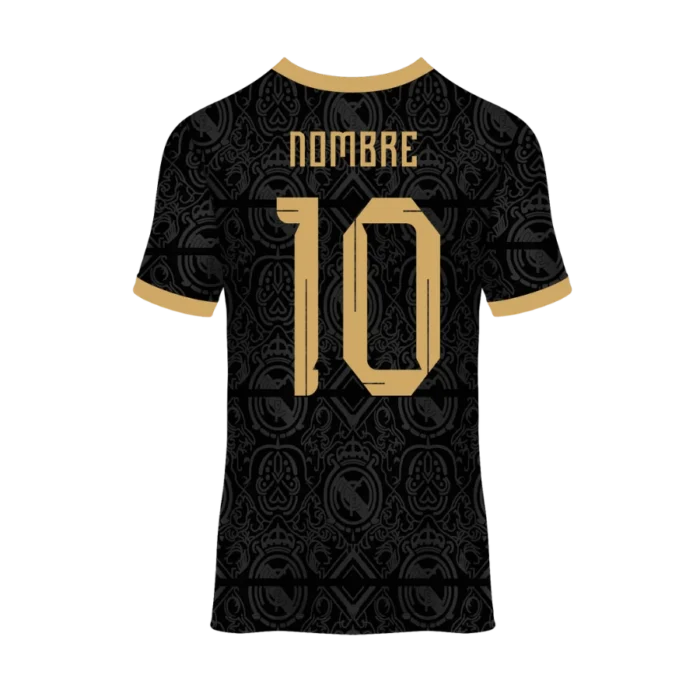 Real Madrid Classic Black Design Jersey - Football Shirts